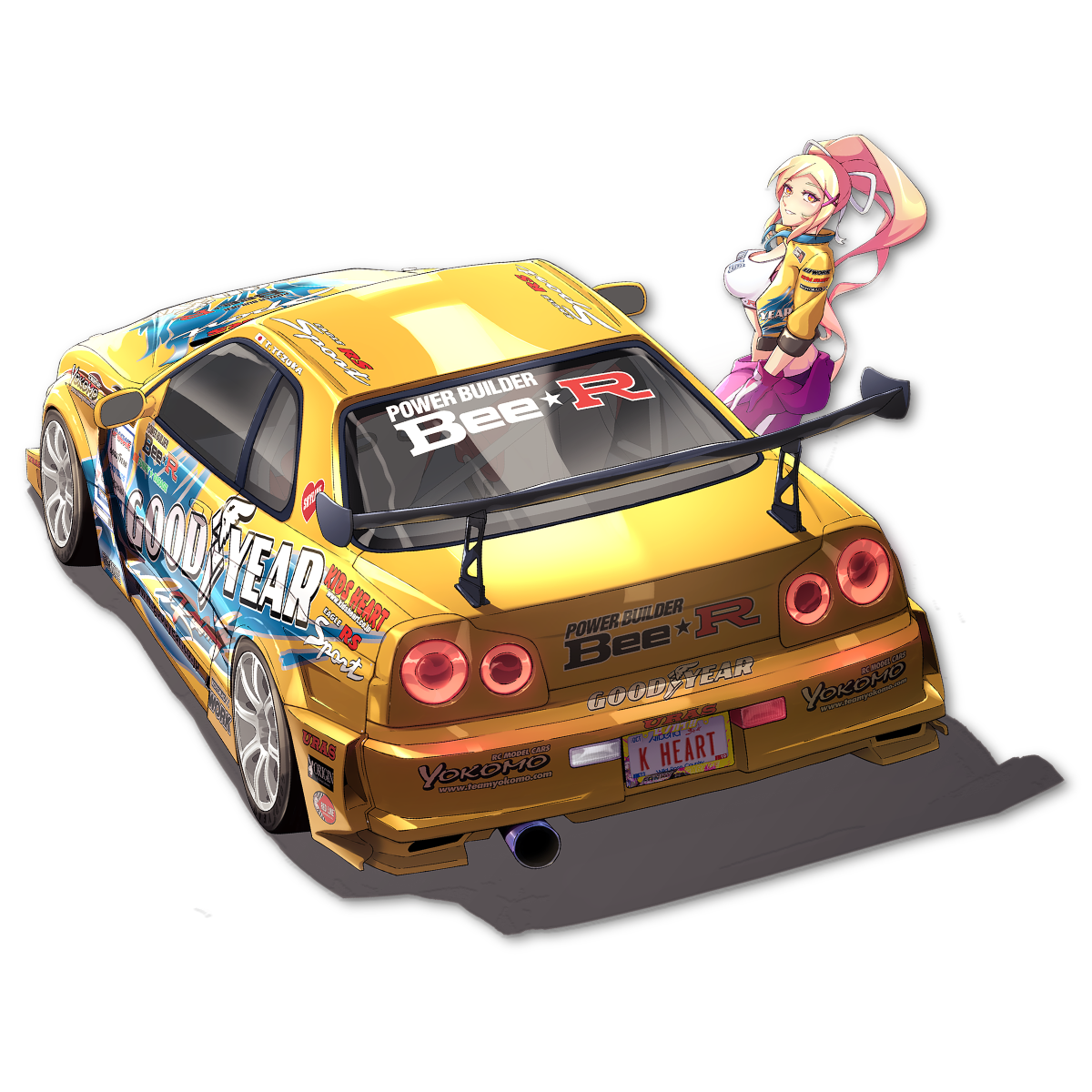 BEE☆R R34 Mana Kiss-Cut – FUNKY GARAGE